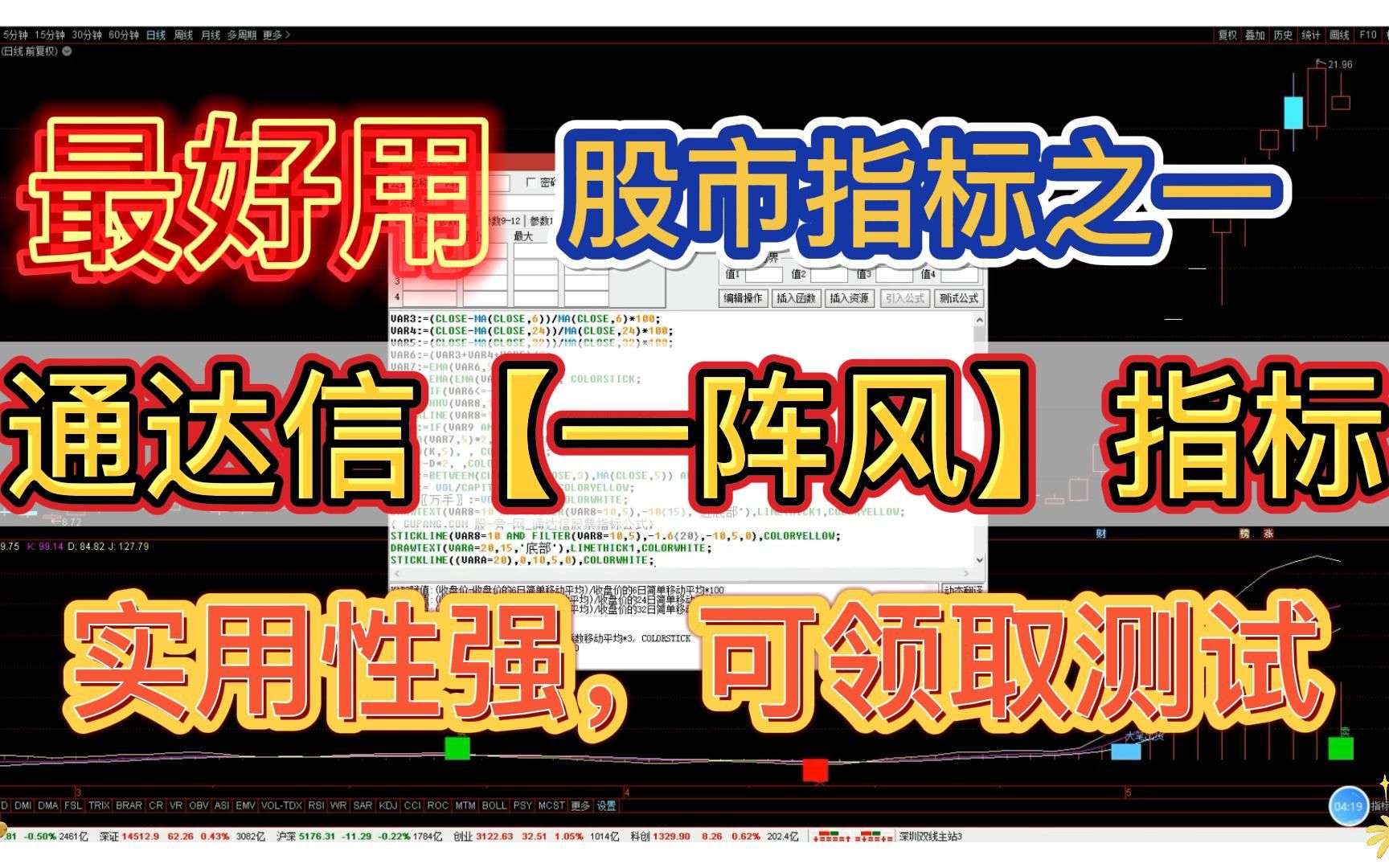 全网排名前十的通达信指标——【一阵风】永久白嫖,顶级游资极力...