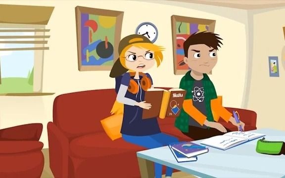 grammar animation present continuous_正在进行时 视频动画 英语语法