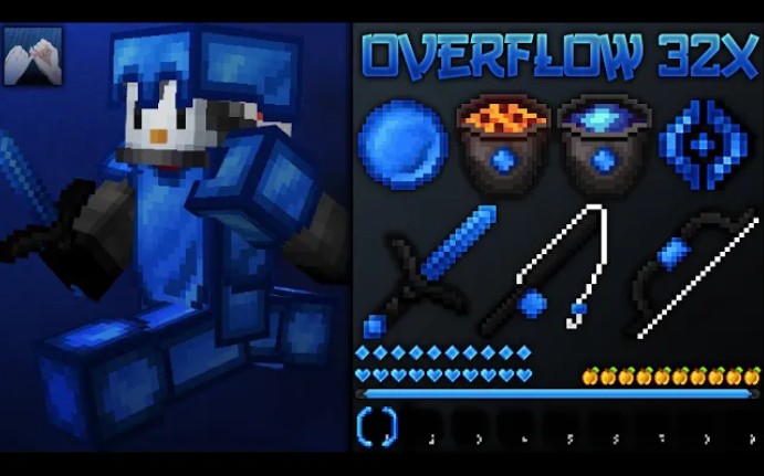 Overflow [32x] MCPE PvP Texture Pack by Yuruze