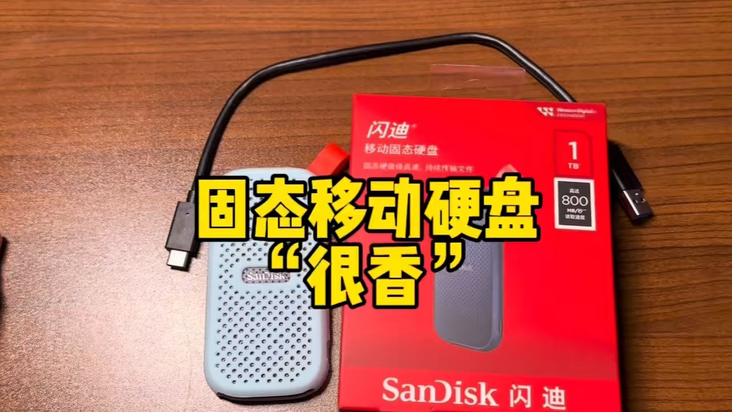 【真香警告】1T固态移动硬盘测评⚡️这速度我直接跪了!