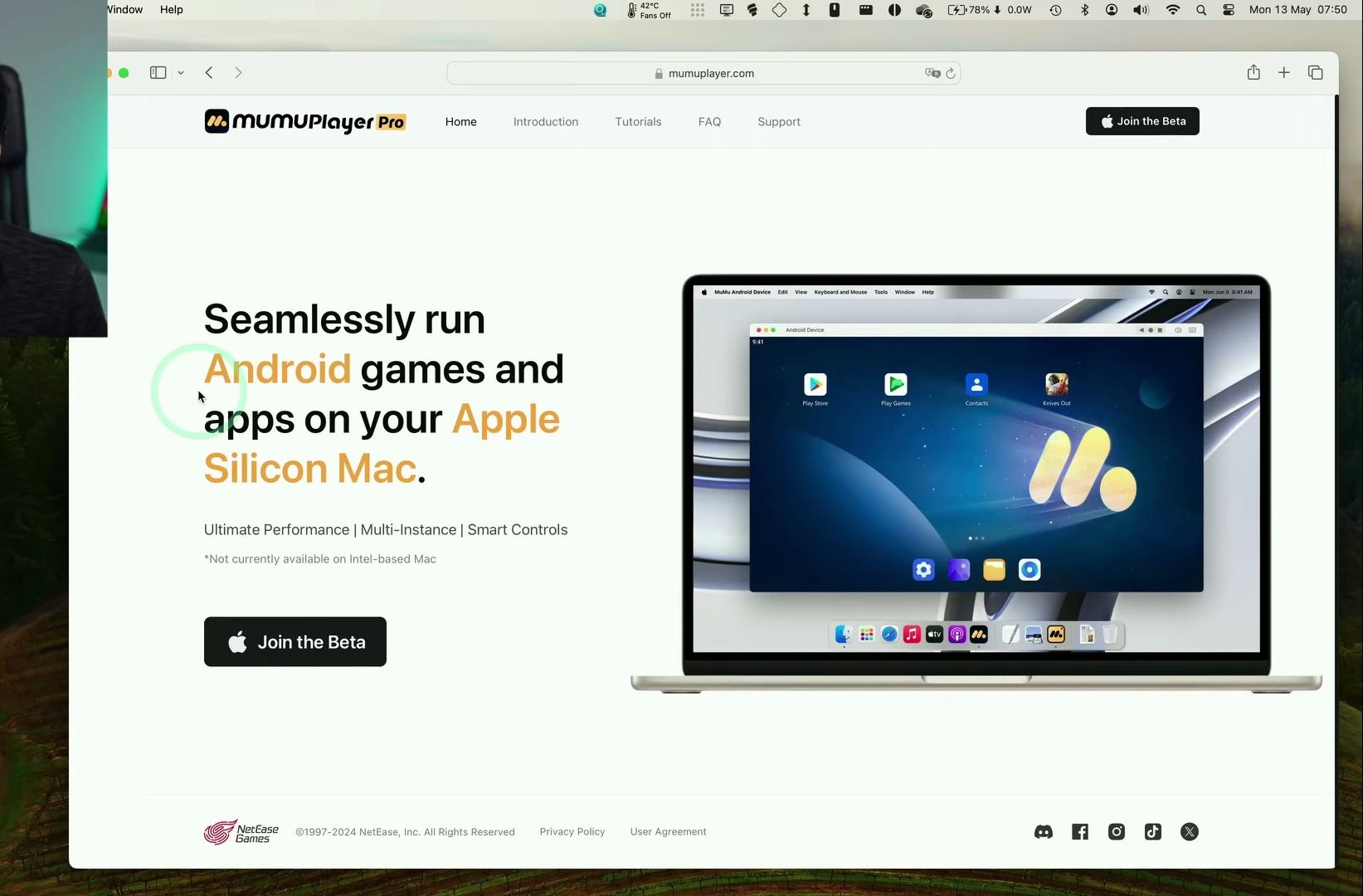 安卓游戏模拟器MuMuPlayer Pro 现已登录苹果MAC OS,全网安卓游戏...