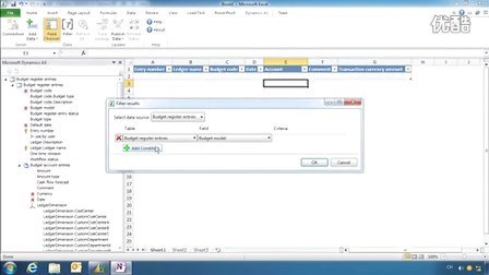 Microsoft Dynamics AX 2012 功能预览 使用Excel管理预算