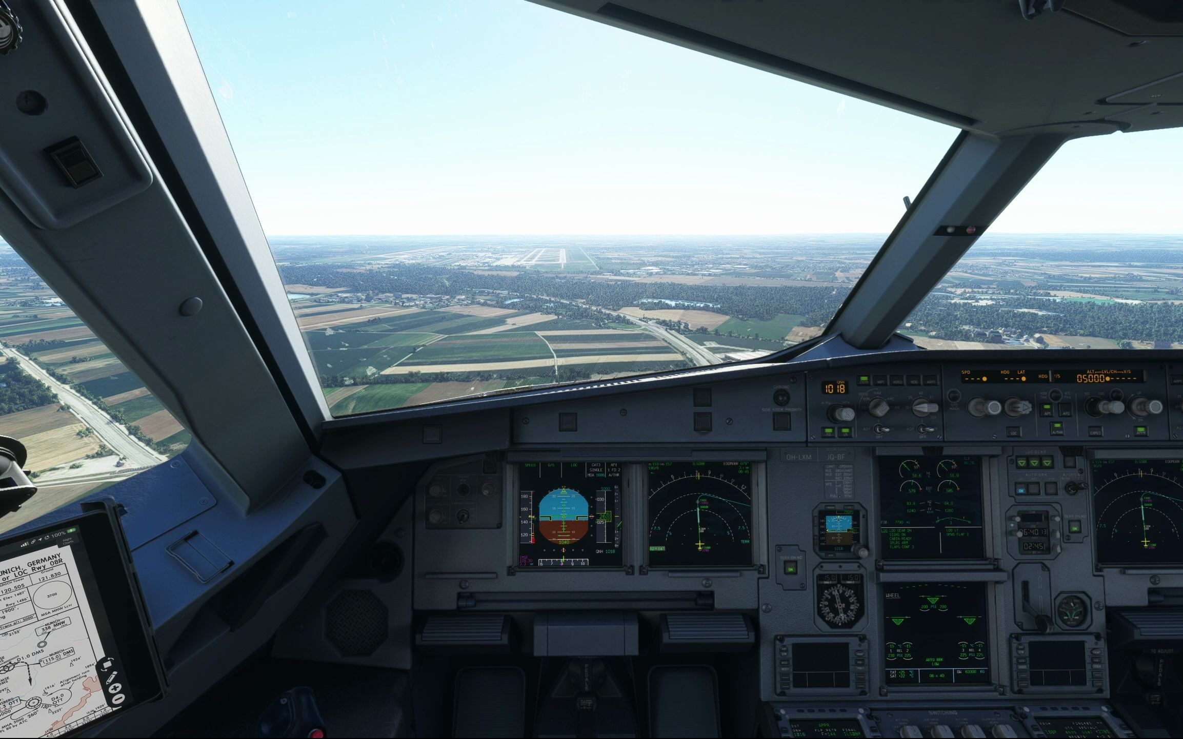 【微软模拟飞行2020*4K】全高画质芬兰航空A320进近慕尼黑