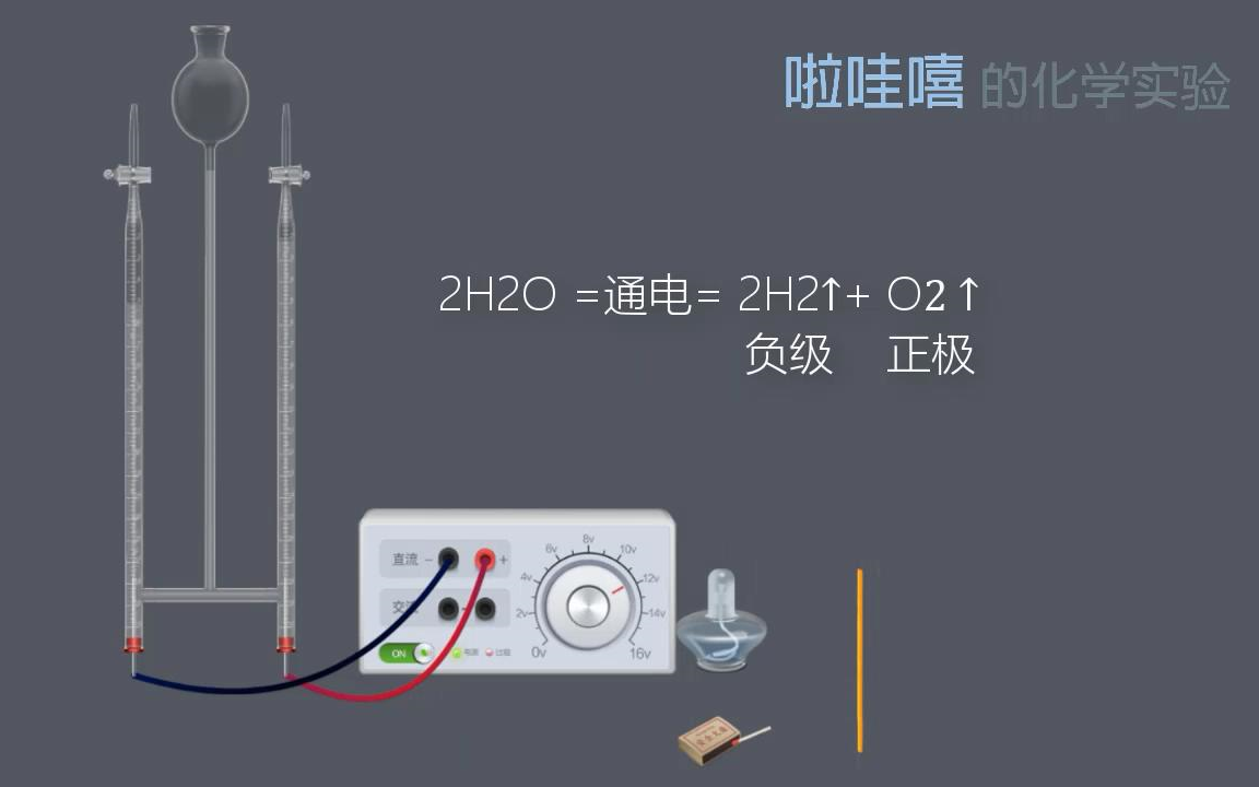 【初中实验】电解水实验【九上4-探究1】