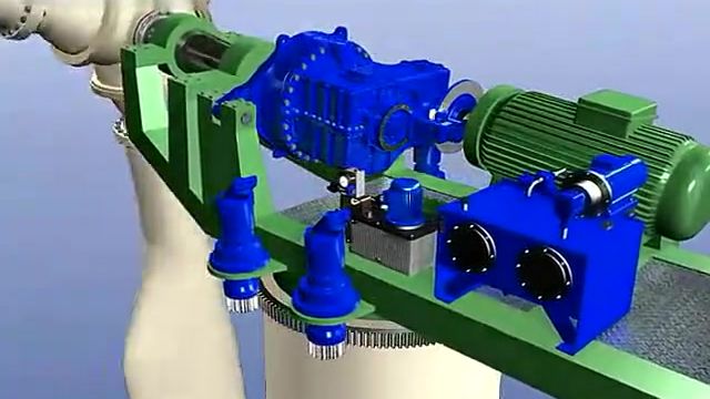 风力发电机工作原理动画视频