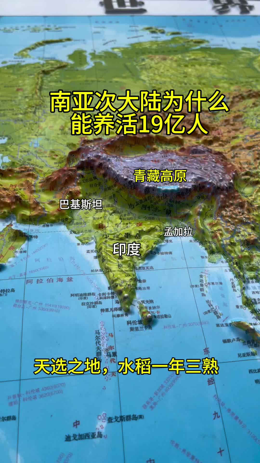 南亚次大陆为什么能养活19亿人