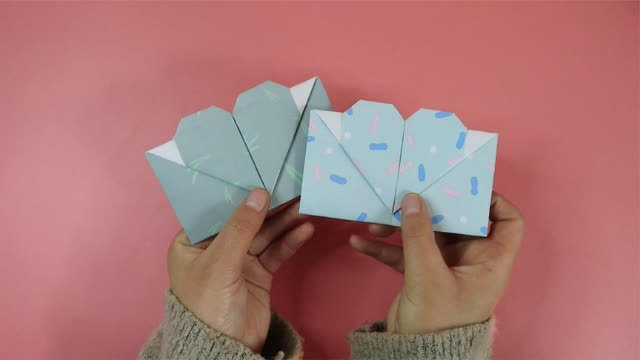 超简单的信封折纸,把你的小小心意藏在里面吧