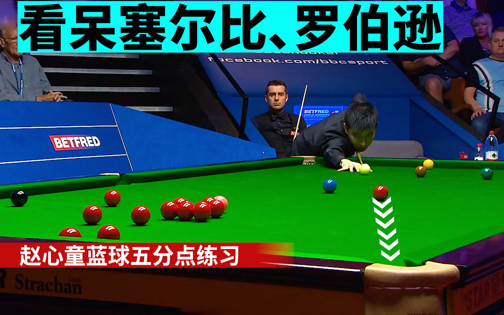 中国准神苦练蓝球五分点,赵心童连续进球连特鲁姆普都惊叹