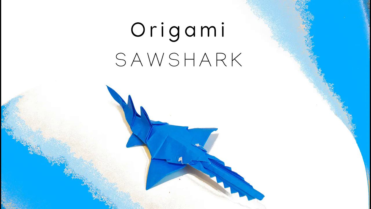 【Keizo Origami】锯鲨折纸教程Origami - Saw Shark