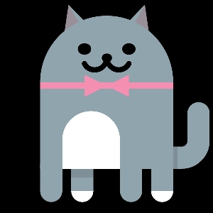 正在玩电脑的小猫 