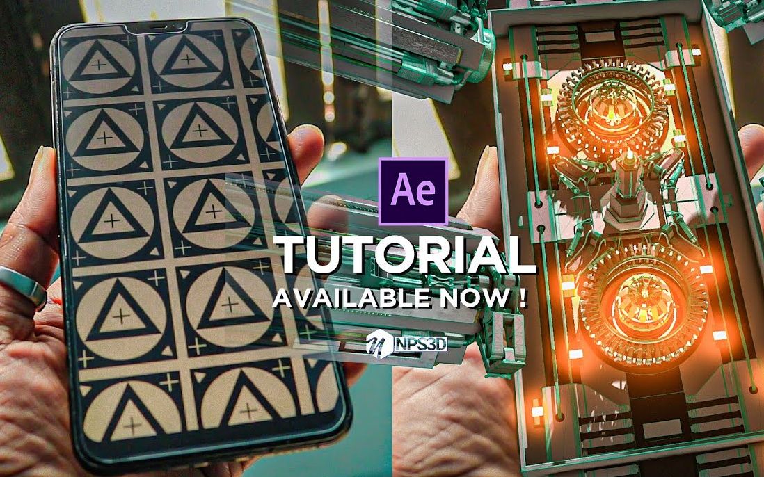 Element 3D 高级追踪合成_AE教程