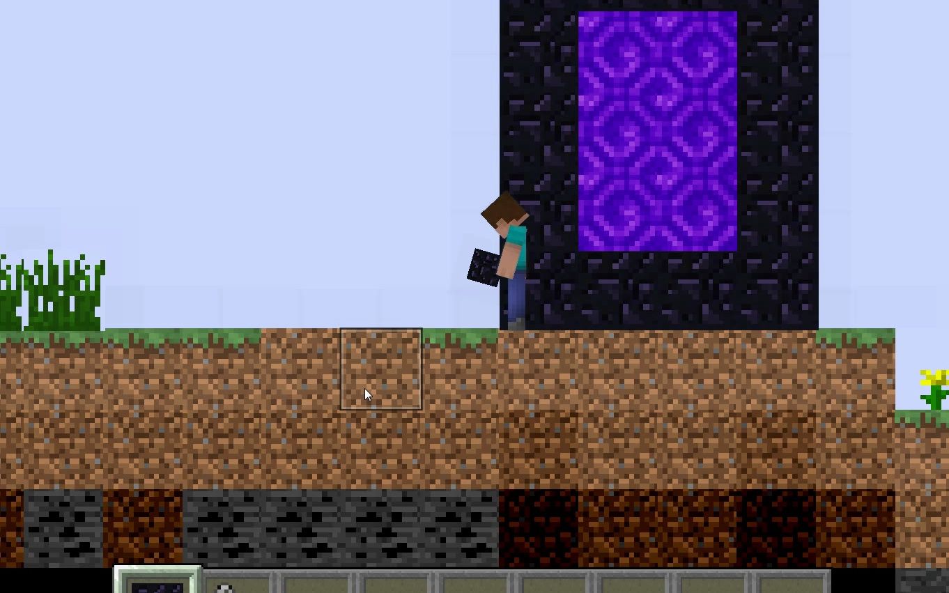 【我的世界】论大佬用scratch2做的我的世界.