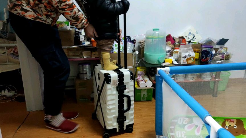 行李箱还有这用处,厉害了