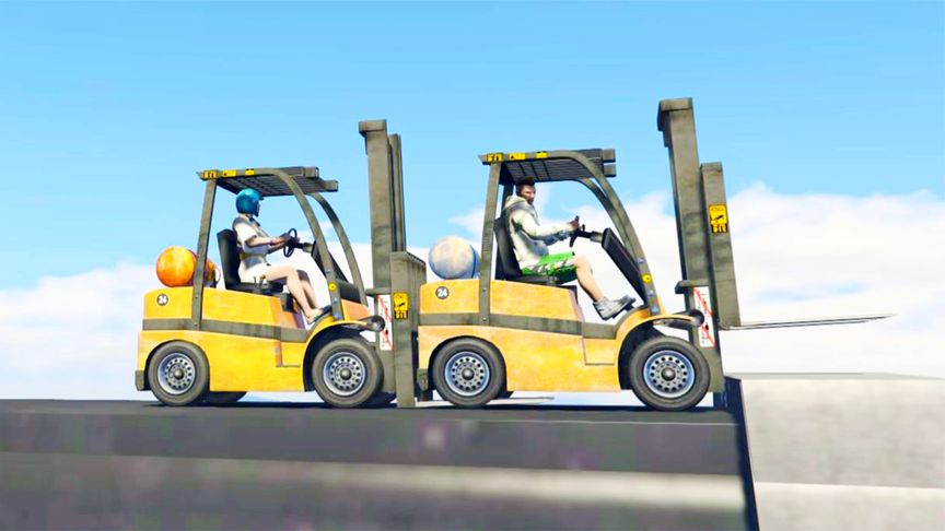 【乐美解说】叉车司机模拟驾照考试