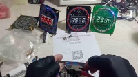 单片机DIY电子制作60S旋转时钟LED焊接视频教程