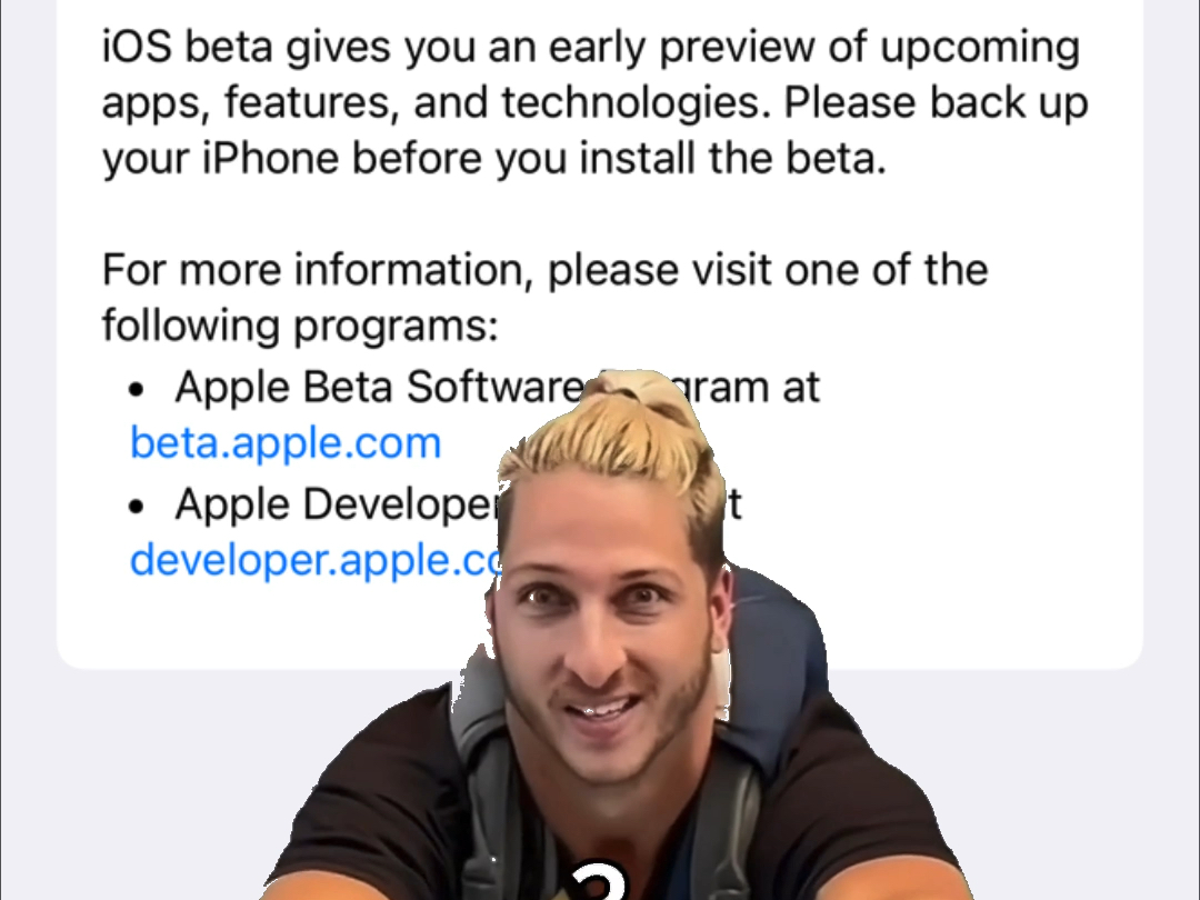 iOS18开发者模式更新