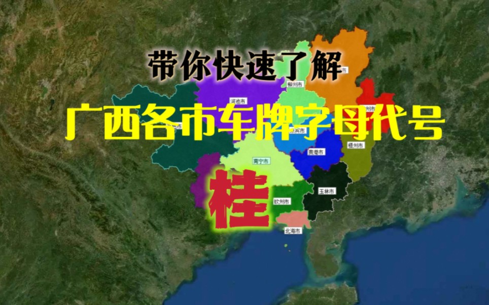 广西各市车牌字母代号你都认识吗?做食皇冠桂P!