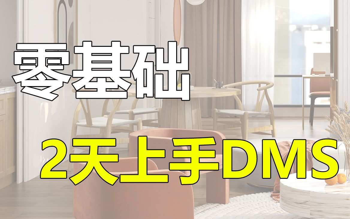 零基础两天快速上手DMS系统!