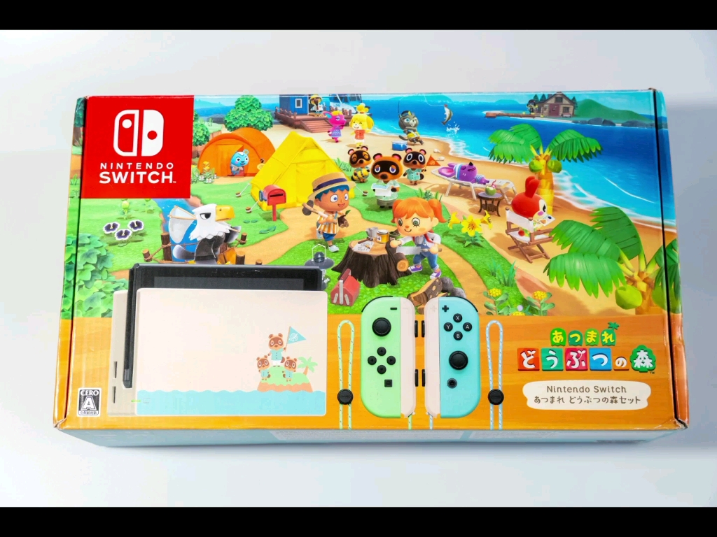 任天堂switch动森限定版开箱