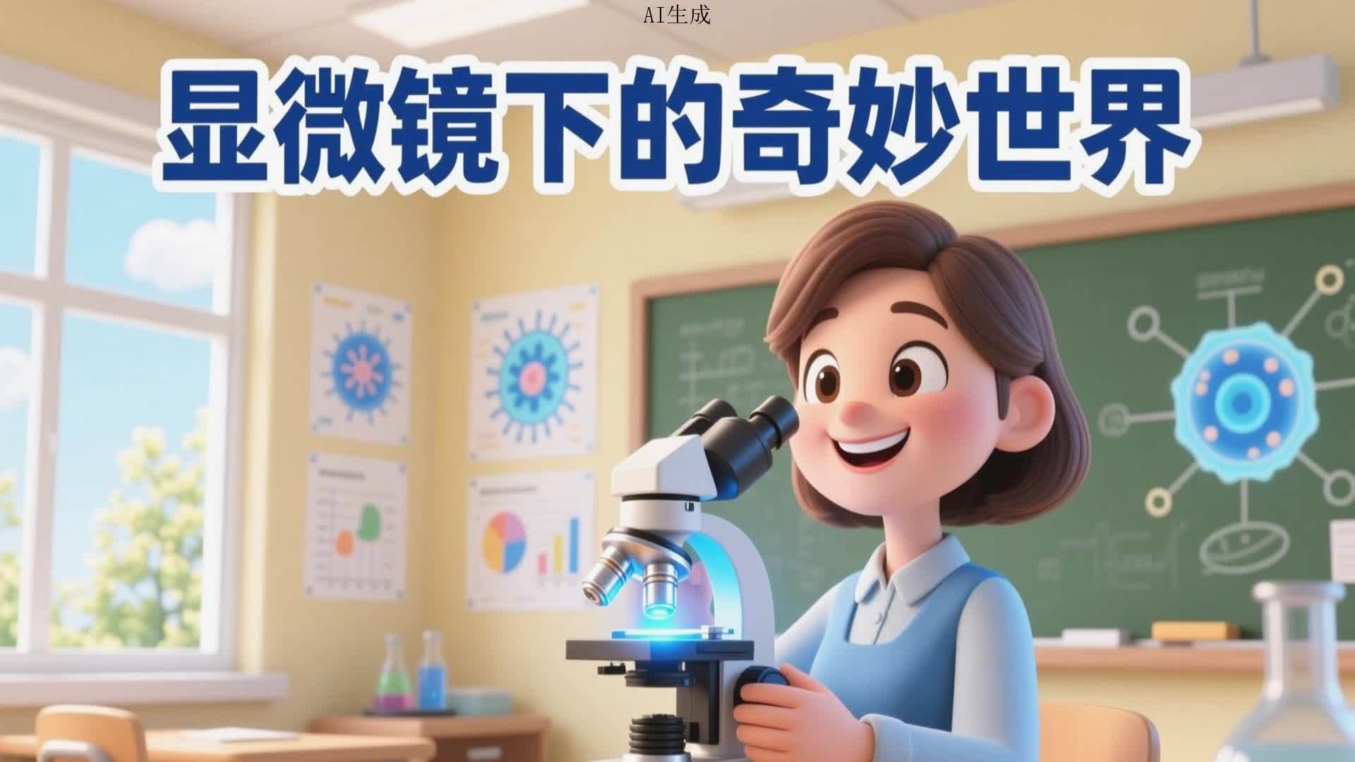 显微镜探秘 微小世界 奇妙生物观察