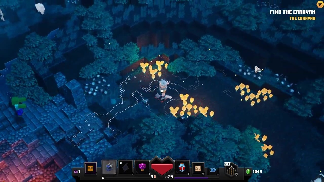 《我的世界:地下城》如何不打任何怪,通过2级地下城?