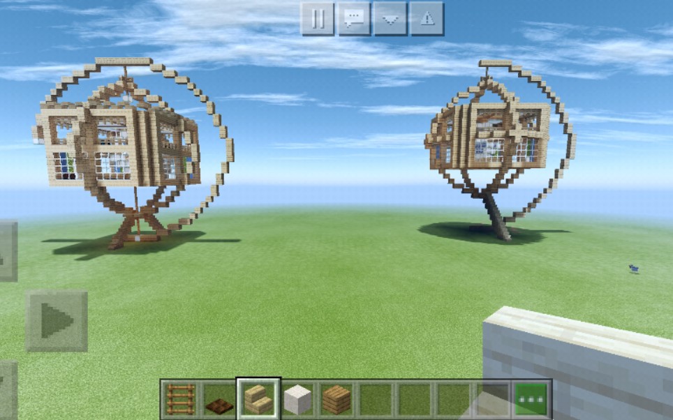 【我的世界】简单美观的球球形建筑教程(有改动)