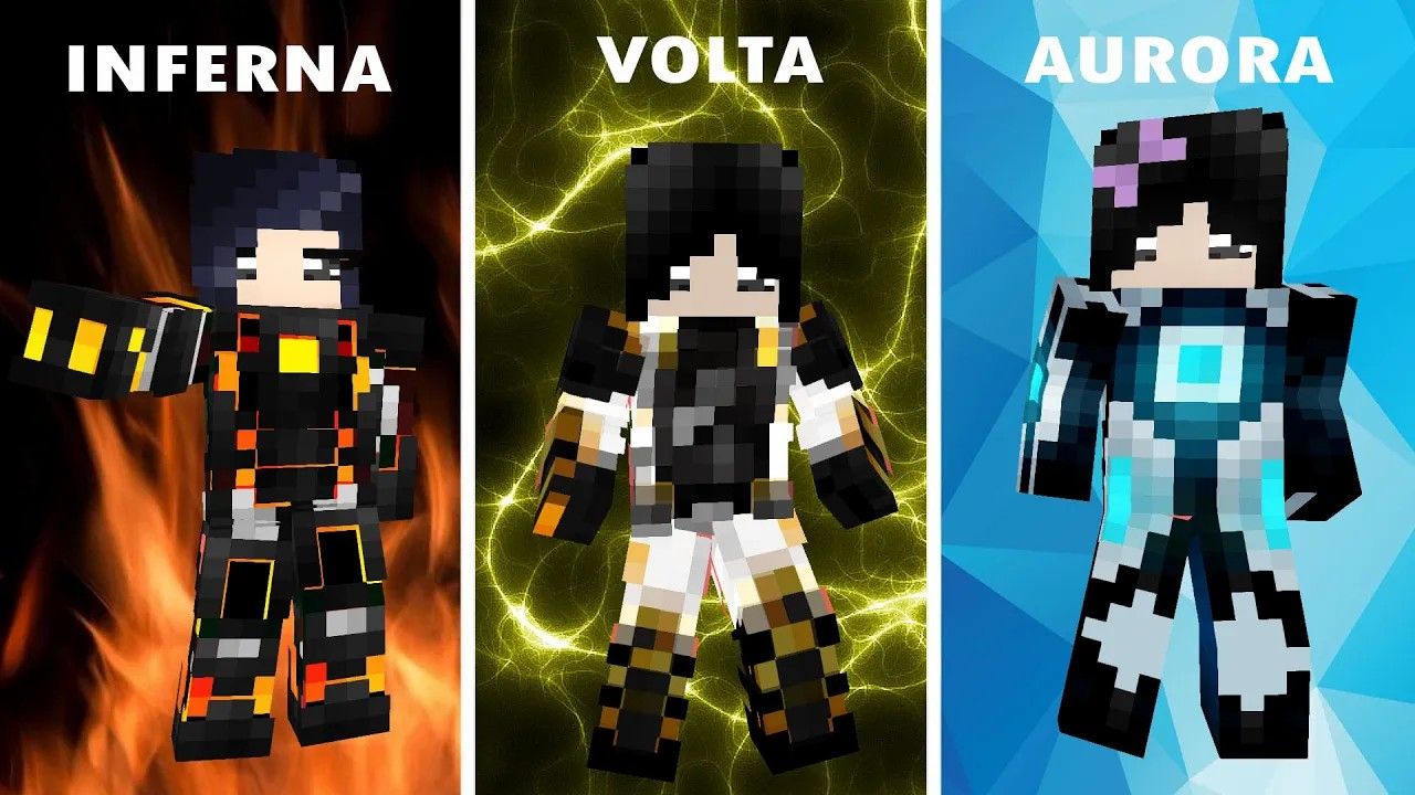 我的世界:超然格斗版怪物学院,超人三姐妹大战警笛头