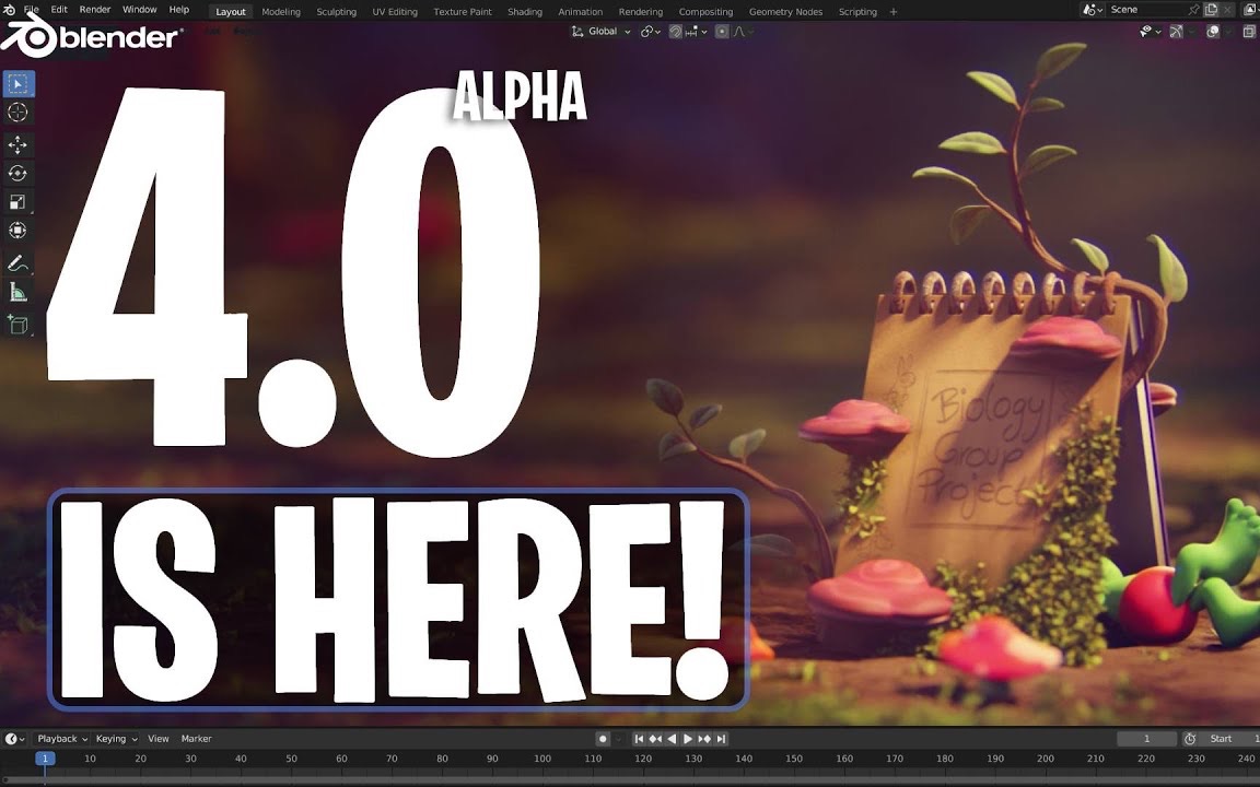 Blender 4.0 - Alpha 来了!