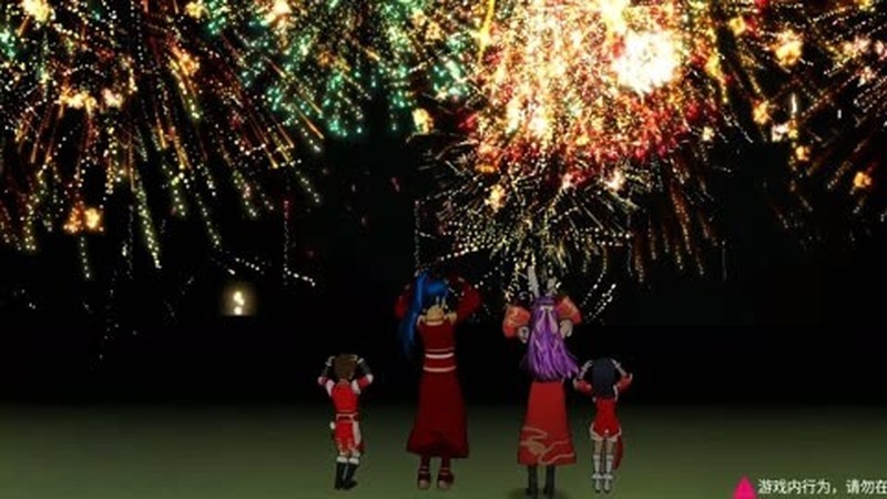 樱花校园模拟器之小舞一家人过年