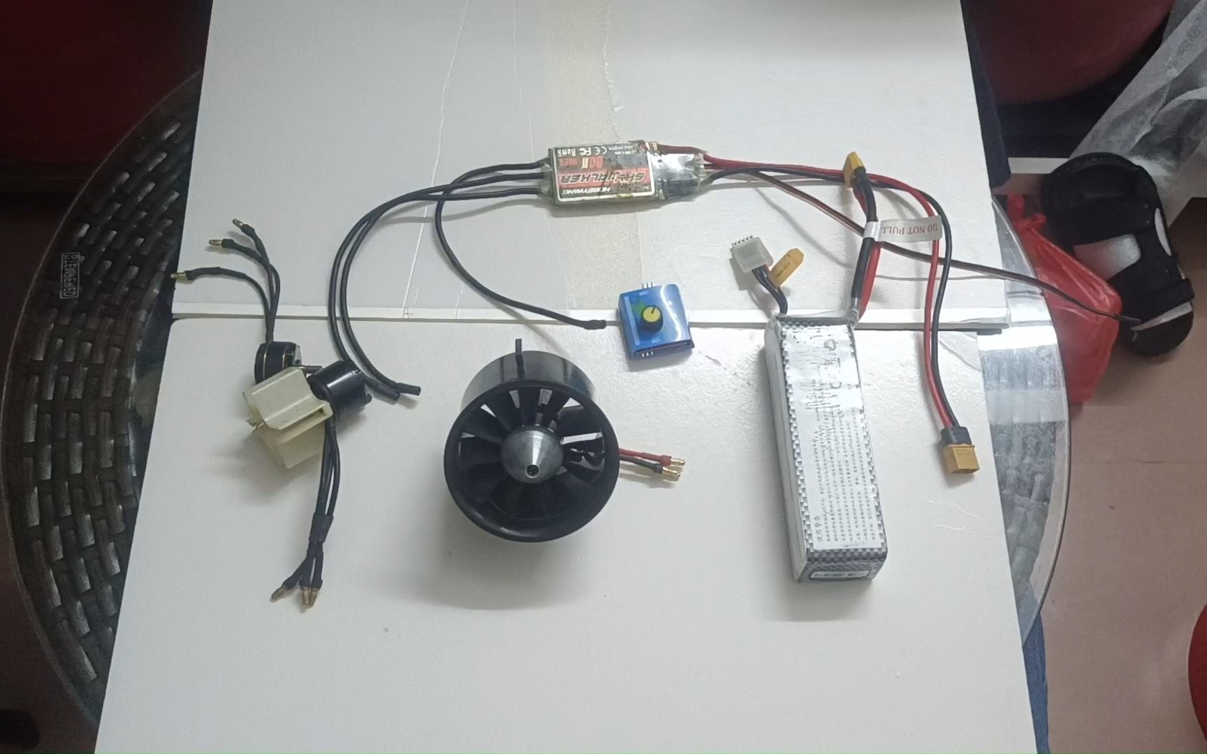 舵机测试仪 航模油门使用教程 涵道无刷电机启动教程