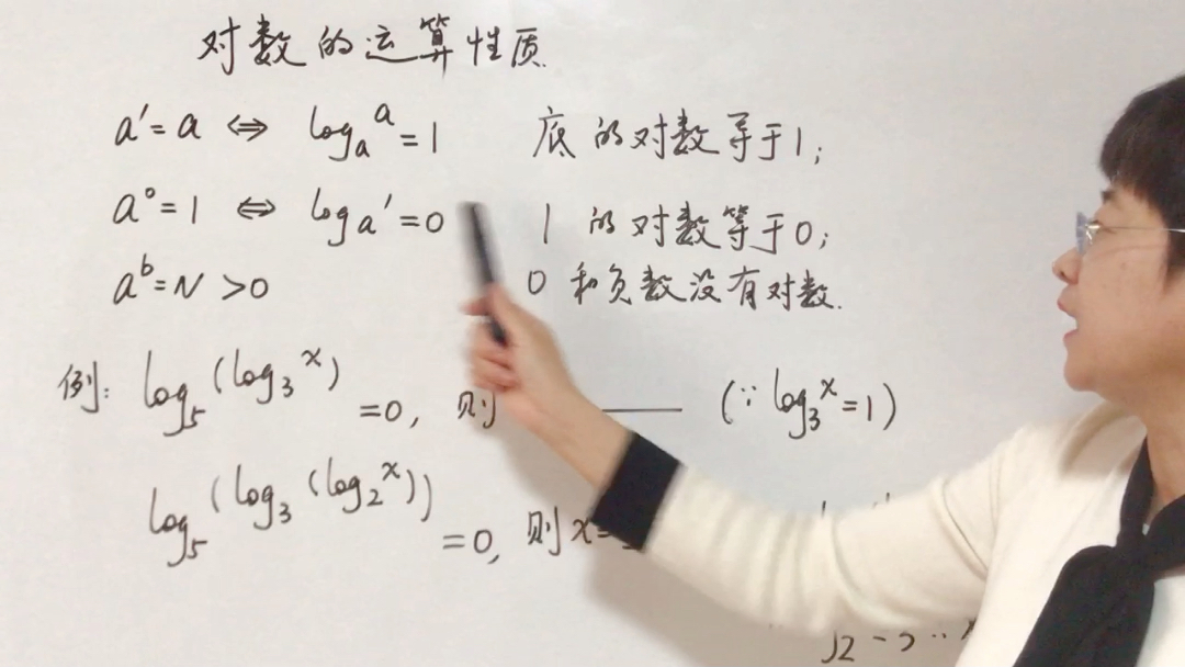 高中数学 对数的运算性质