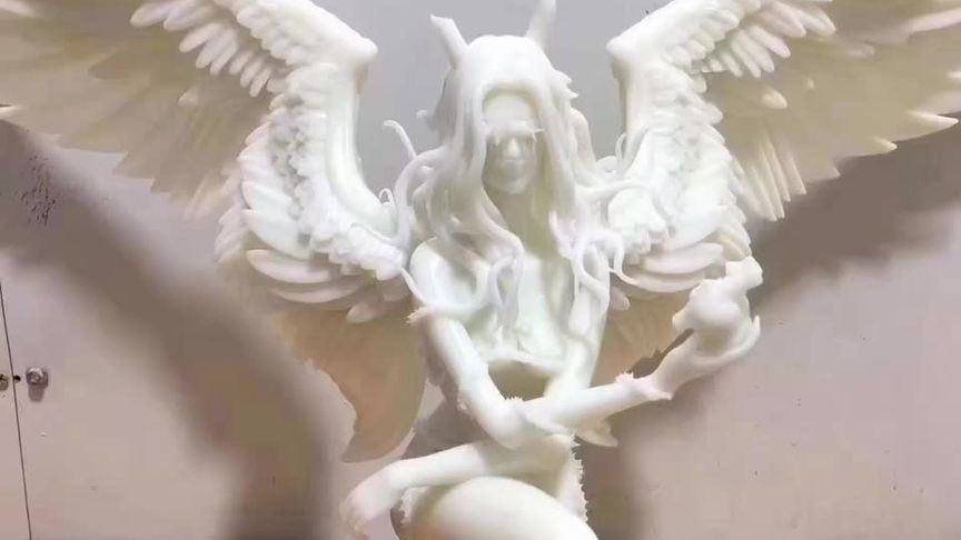 #雕塑艺术 #3d打印 #玻璃钢雕塑 #手板模型 #手办模型