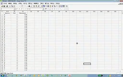 minitab中文使用视频教程-测量系统分析