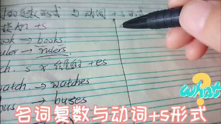 英语的名词的复数与主语是第三人称的谓语动词有没有相同点呢?