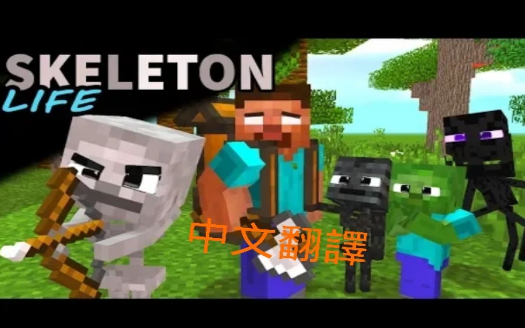 安德(末影人)的一生 第四集(骷髅的一生)(感人的故事)-Minecraft 动画