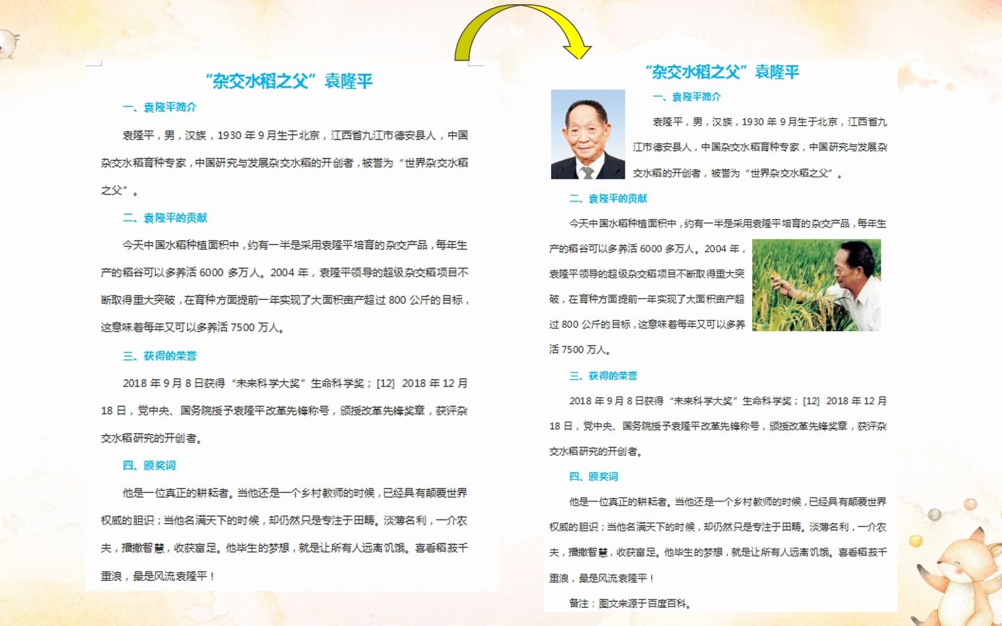 word中图片的编辑微课