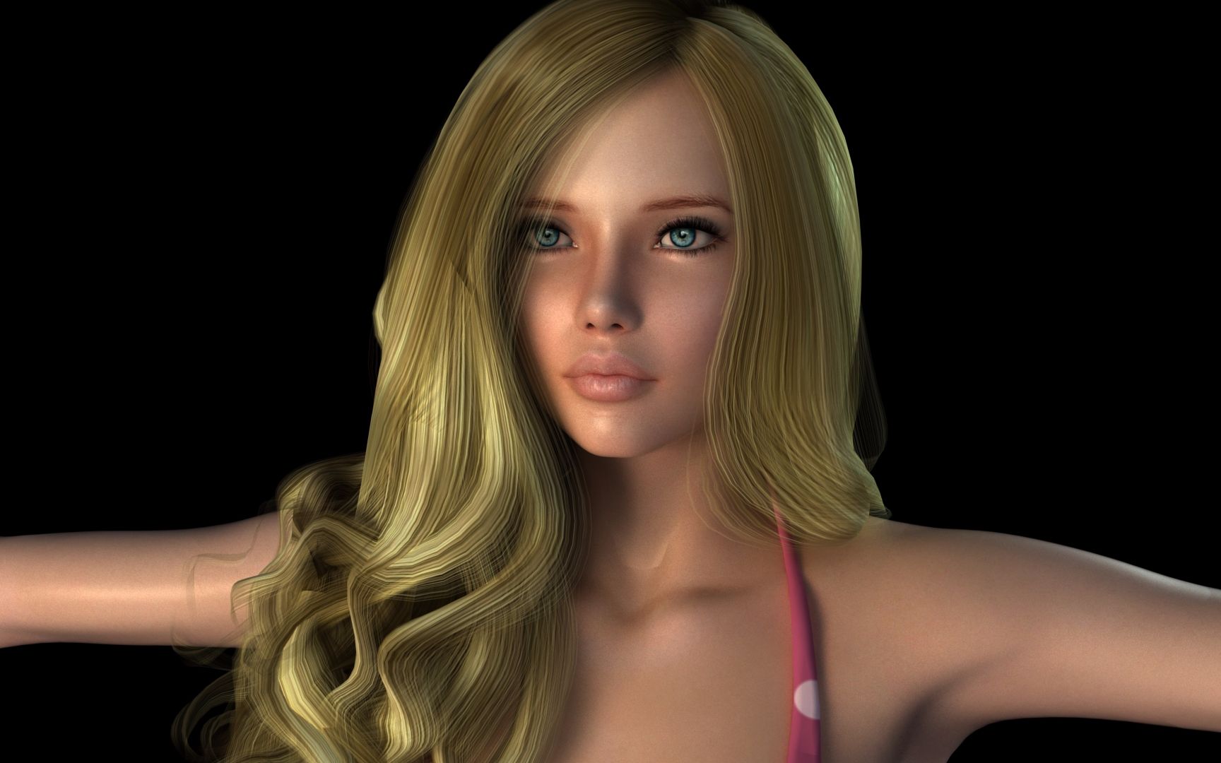 3dsmax如何利用已做好的美女单边表情动画模型快速对称到另一边?