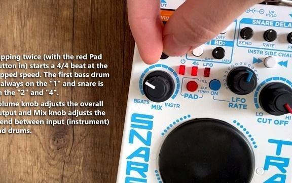 英产 Rainger FX Snare Trap 个性革命鼔机 单块效果器 噪音实验