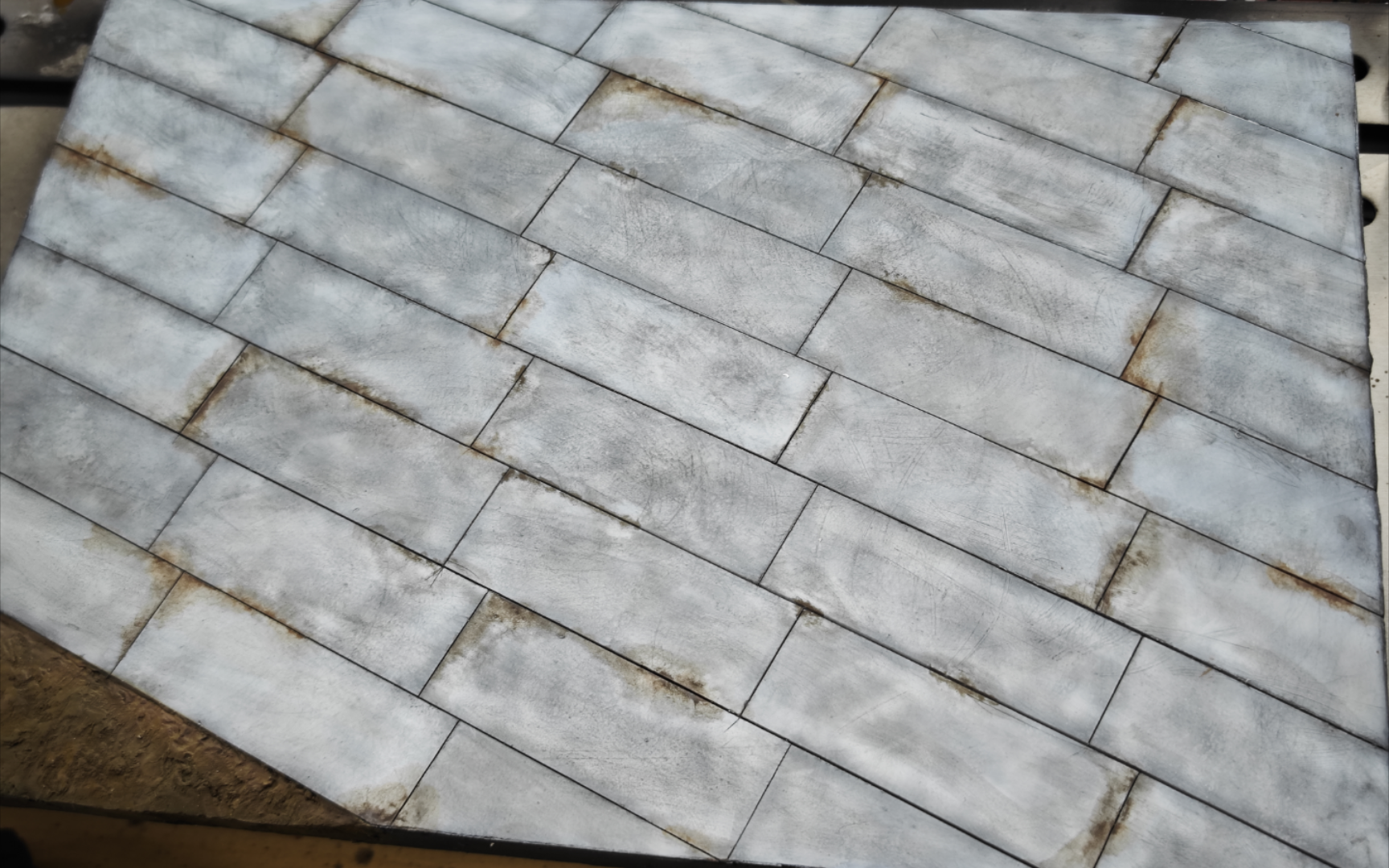 PPT版机场跑道地台制作过程