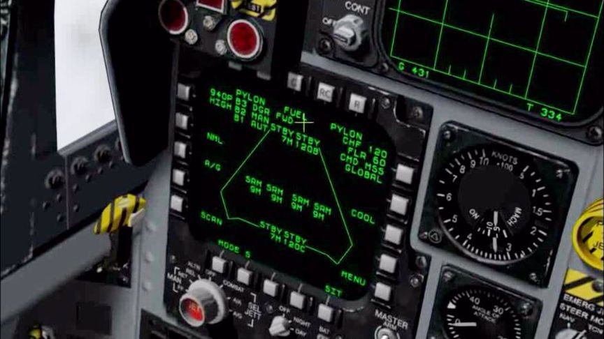 DCS2.0 中文解说 训练 可编程火控设置和战术电子战斗系统 F15C