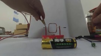 简易电动机-矩形线圈-持续转动