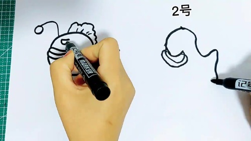 和妹妹一起画一幅海底世界简笔画,儿童画,亲子画,少儿创意美术