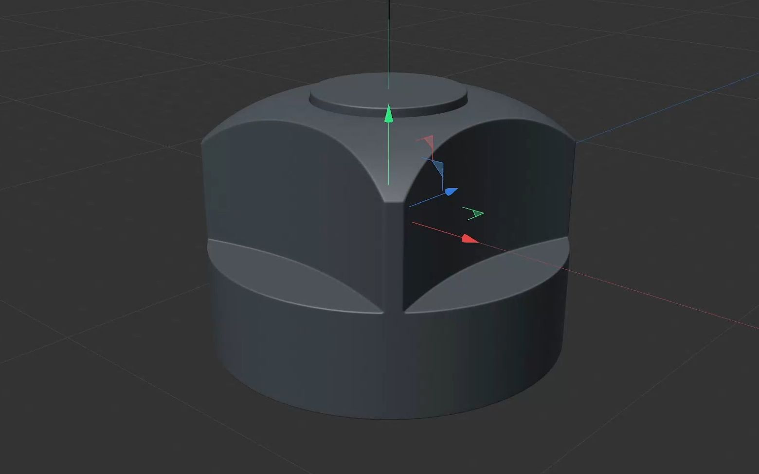 C4D2023 螺丝帽建模布线多边形细分曲面建模教程重构网格工具应用