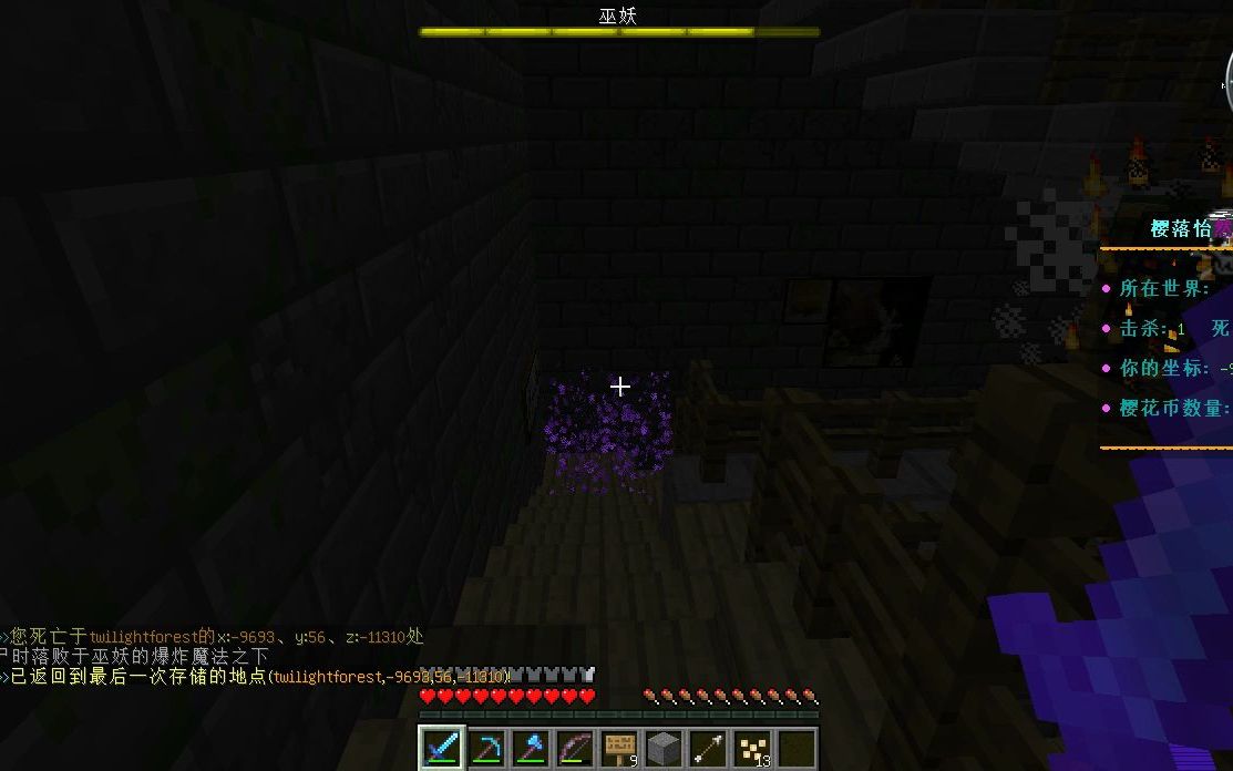 Minecraft樱落怡然玩家社区服务器 1.16.5暑假服 肝暮色森林与基础...