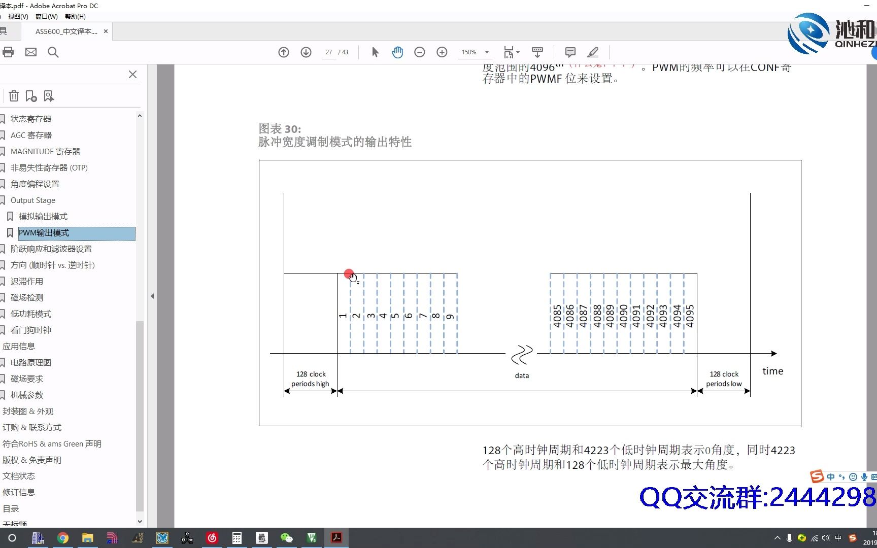 PWM模式通俗介绍与数据手册阅读 AS5600磁编码模块
