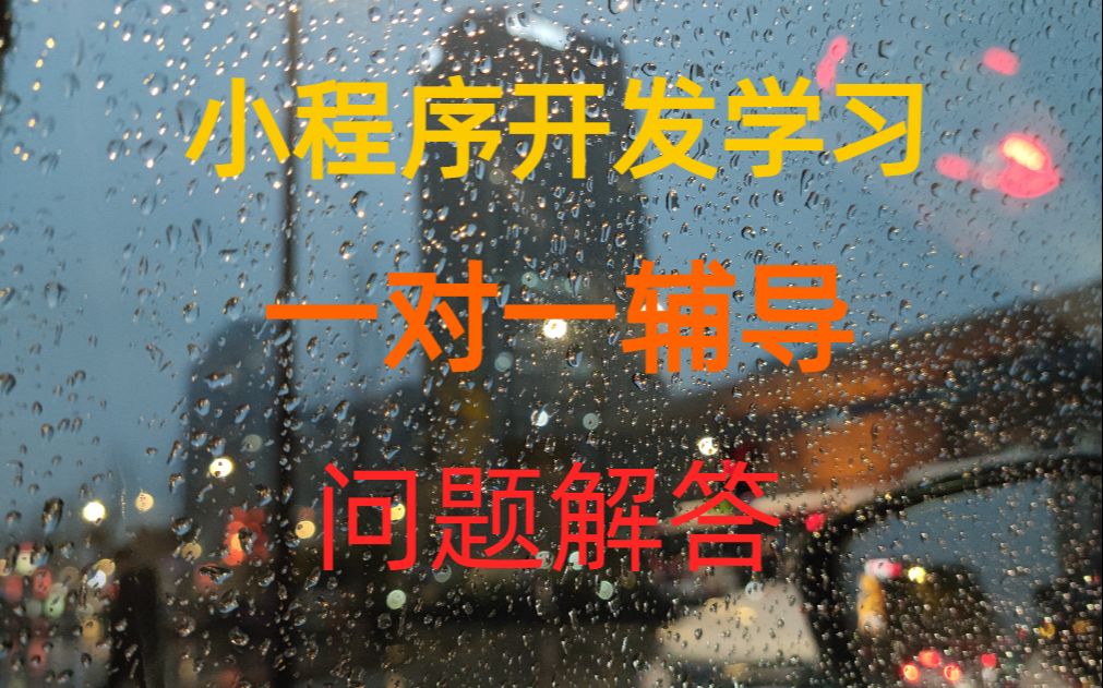 小程序开发学习,一对一辅导,问题解答视频精选,视频一对一解答,远程...