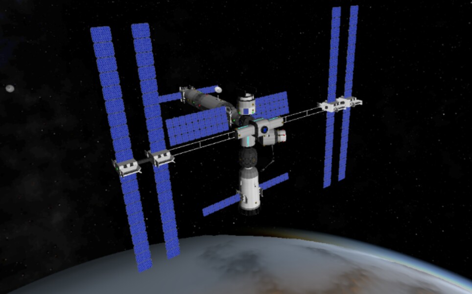 【简单火箭2】深舰空间站建造完结篇 载人飞船对接