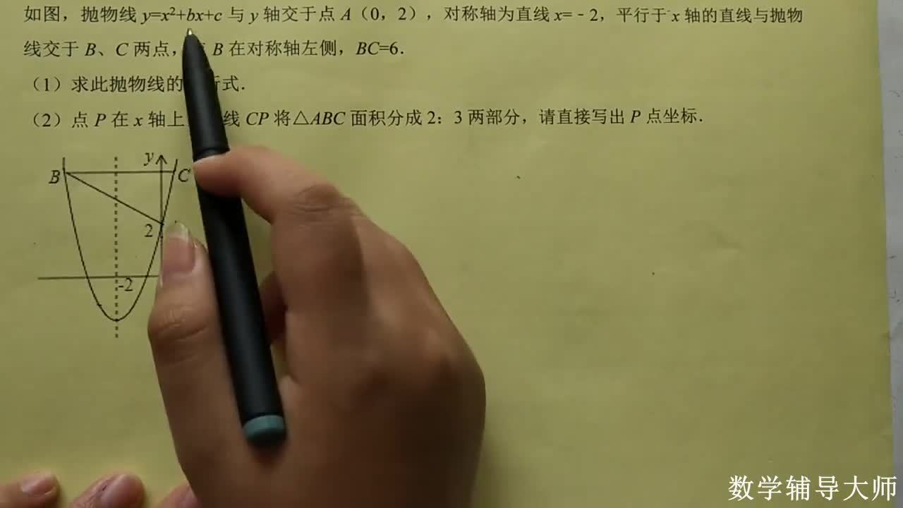 二次函数常见题型,这类题目要会做