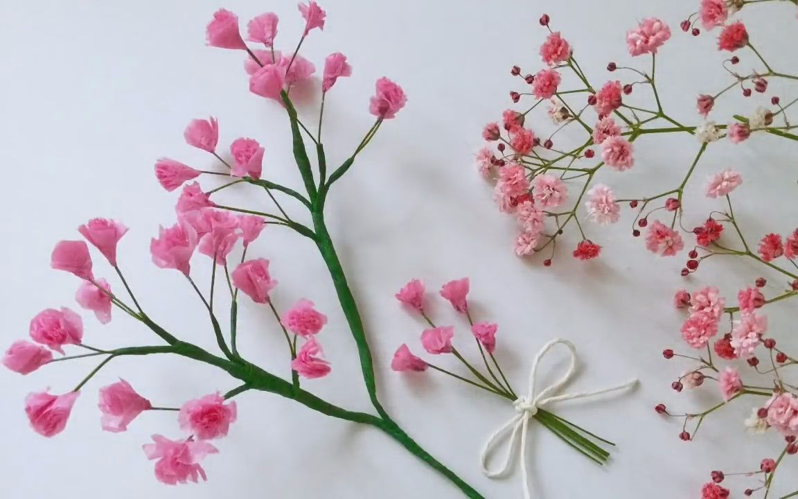浪漫的纸樱花制作,就是这么简单