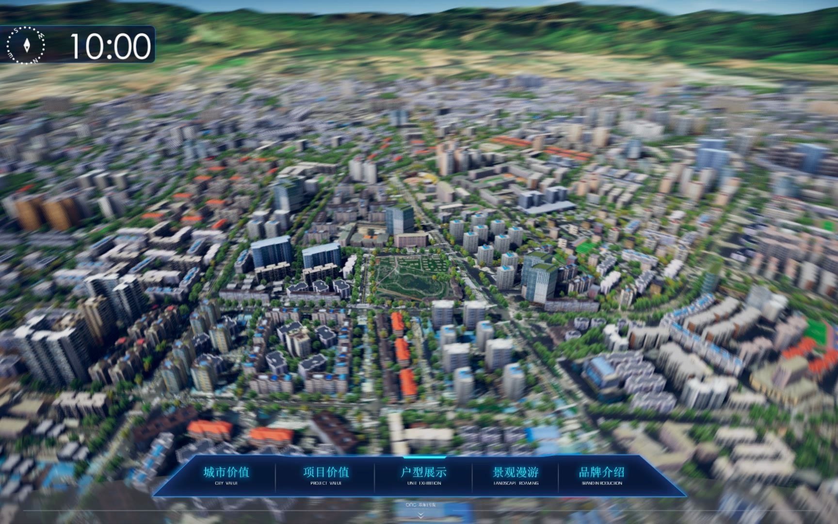 成都电子沙盘 智慧园区 智慧城市 vr unity 大数据可视化智慧管理系统